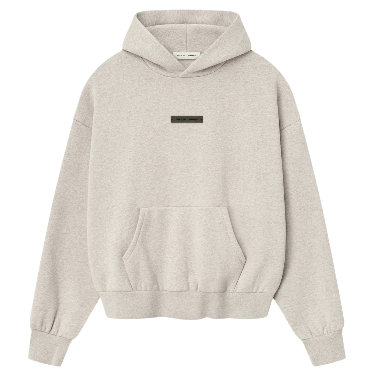 Fear of God Essentials Classic Fleece Hoodie Heather Stone (FW25)