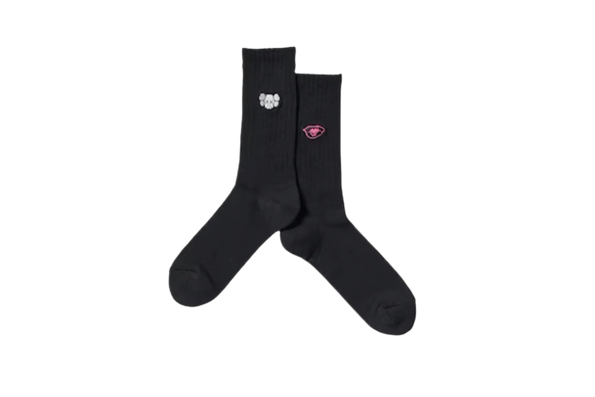 Kaws x Uniqlo Warhol Socks Black